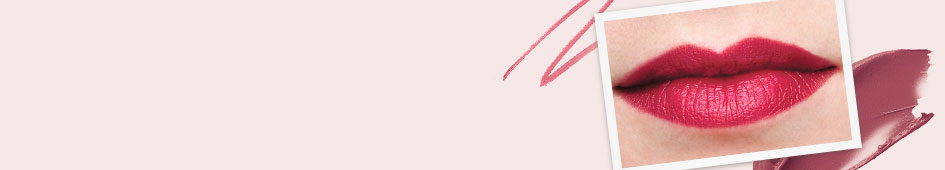 Look de labios color baya